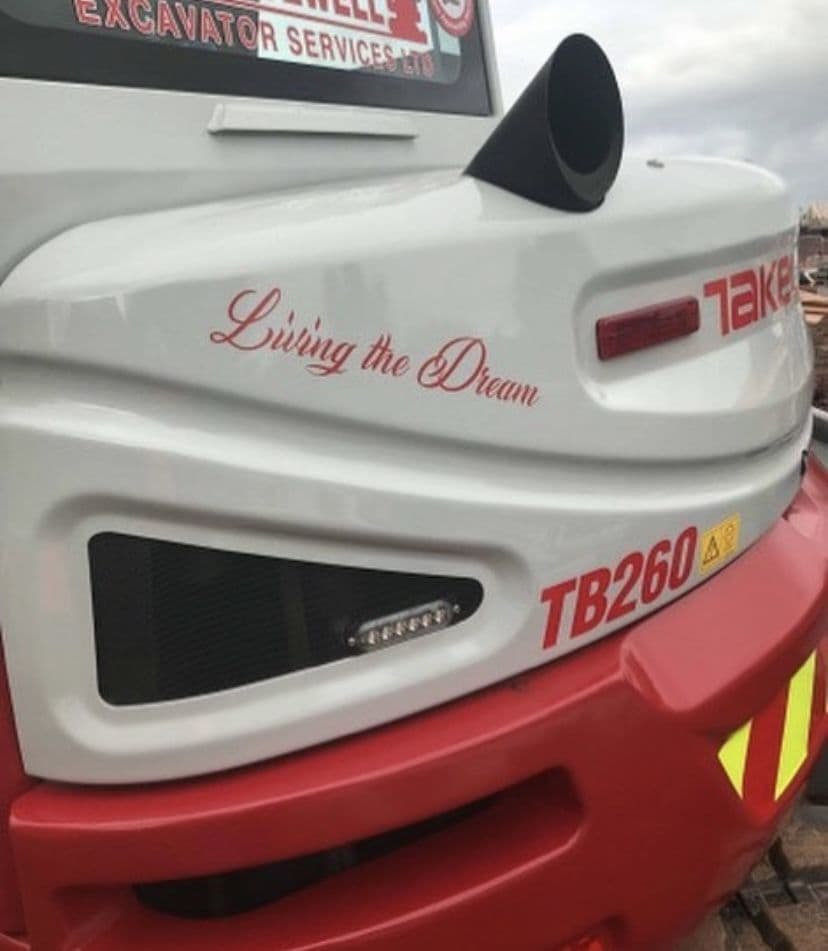 40cm Custom Signwriting